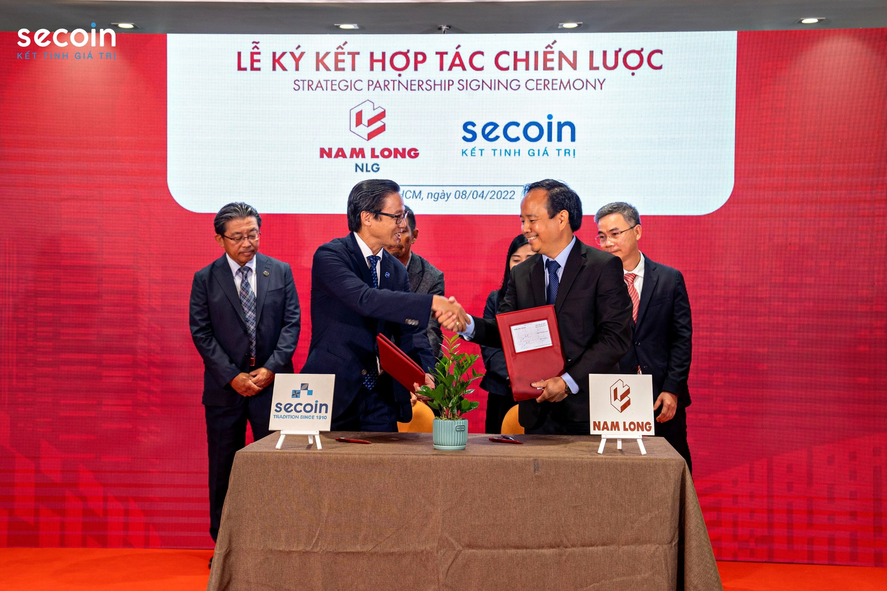 LỄ KÝ KẾT HỢP TÁC CHIẾN LƯỢC GIỮA SECOIN VÀ NAM LONG